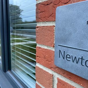 Rustic Chipped Edge Slate House Signs 20mm Thick Deep Engraved - Etsy UK