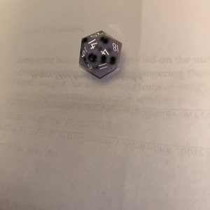 Taro Milk Tea Boba Dice Kawaii Dice, Boba Dice, Handmade Resin Sharp ...