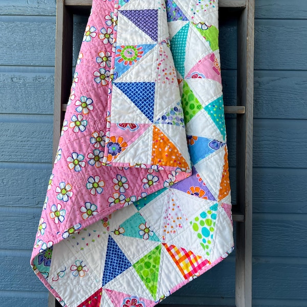 Scrap Basket Stars Quilt Kit Featuring Peachy Keen by Corey Yoder for ...