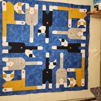 Catholes Quilt Pattern PDF Instant Download Modern Patchwork ...