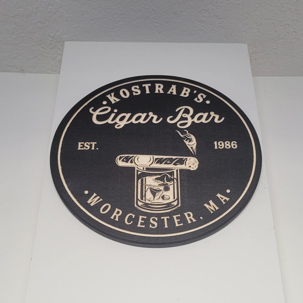 Cigar Bar Sign, Bar Sign, Cigar Lounge, Personalized Signs, Custom Sign ...