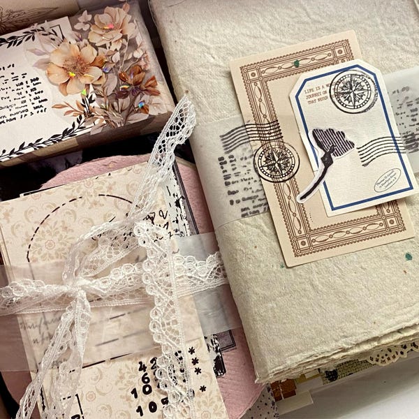 Journal and Scrapbook Ephemera Sticker Label Pack 16 Pcs Vintage Tags ...