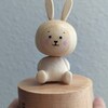 Personalized Bunny Musical Carousel | Custom Heirloom,engraved Wooden ...