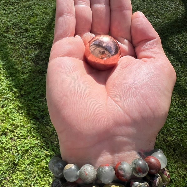 Solid Pure Copper Balls in 3 Sizes Available - Etsy