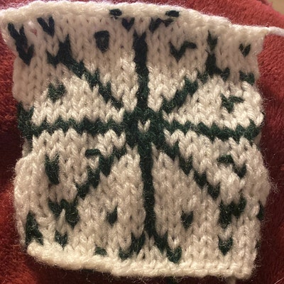 September Colourwork Knitting Patterns Retro Scandi Florals - Etsy