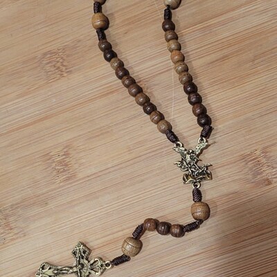 Rugged Rosaries the Living Simply Catholic Wood Rosary - Etsy