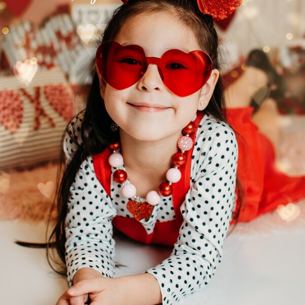 Valentine Bokeh Ligth Heart Photoshop Overlays, Valentine's Day ...