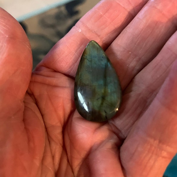 Amazing Unique Multi Rare Flashy Natural Labradorite Cabochon Pendant ...