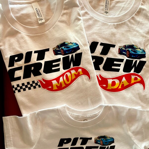 Race Car Birthday Shirt, Custom Birthday Boy Shirt, Matching Family Shirts, Hot Cars, 4th 5th ...