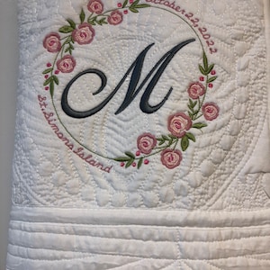 Monogram Frame Embroidery Designs Flower Embroidery Design Machine ...