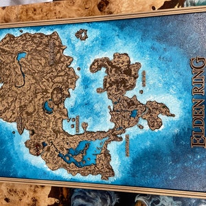 Zelda Hyrule Map, Gift for Him, Zelda Map, Hyrule, Map Breath of the ...