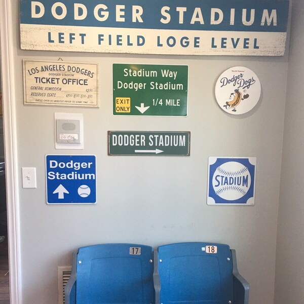Dodger Stadium Exit Sign, Home of the Los Angeles Dodgers - Etsy
