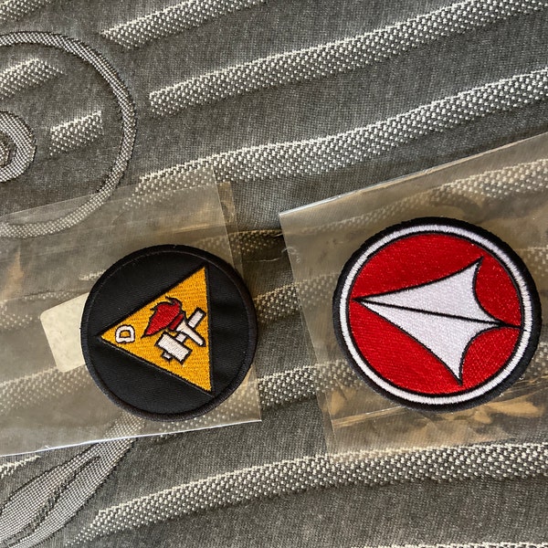 Robotech Macross Destroid Hammer and Torch Embroidered Patches - Etsy