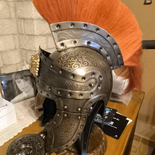 Medieval Templar Fantasy Warrior Helmet Great Templar Horn Helmet ...