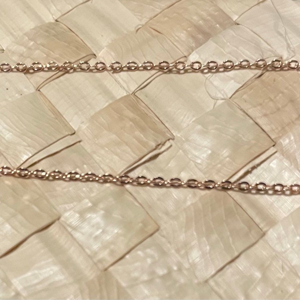 1mm Beading, Stringing Beads Chain in Sterling Silver, Gold Filled ...