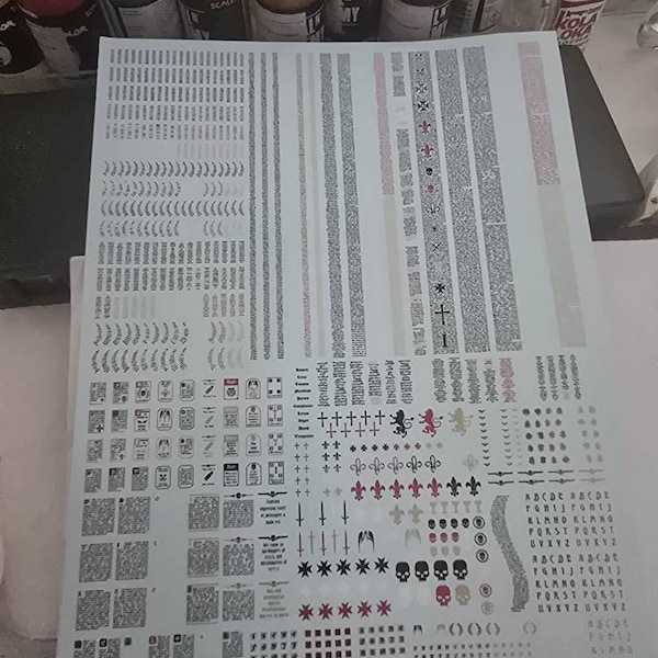 Print to Order Minoans Waterslide Transfer Decals Compatible With 28 Mm ...