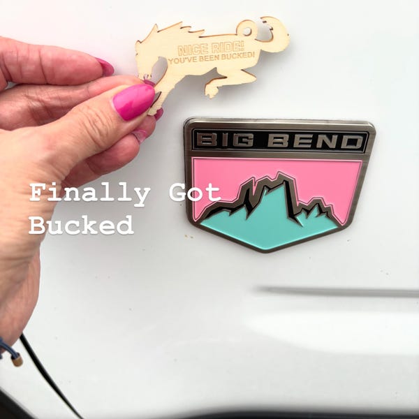 Bronco Badlands Sasquatch Badge / Emblem, Zinc Alloy, Not Plastic ...