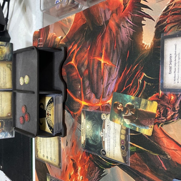 Arkham Horror LCG Wooden Table Dashboard, Encounter Draw/discard ...