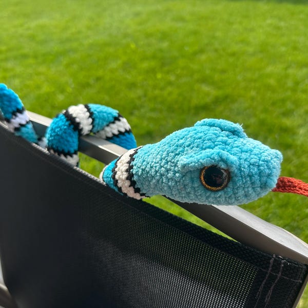 Snake Crochet Pattern English and German, Pdf Download, Crochet ...