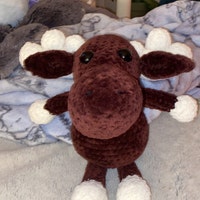 Manny Moose CROCHET PATTERN Amigurumi Crochet Pattern PDF - Etsy Canada
