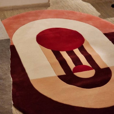 Orla Kiely Bohemian Mid Century Modern Rug MCM Art Deco Personalized ...