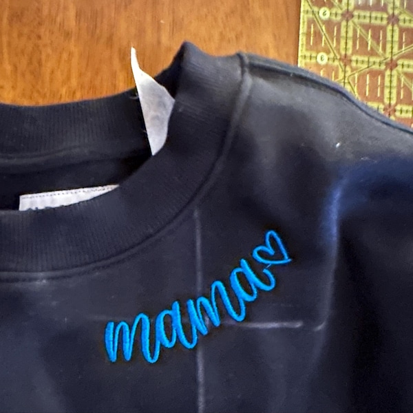 Mamaw Curved Machine Embroidery Design. 5 Sizes. Mamaw Collar ...