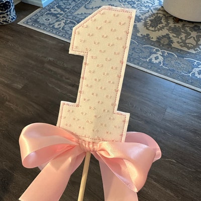 Birthday Number Cake Topper - Etsy