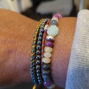 Woven Buddhist Lucky Rope Bracelet for Men or Women Tibetan Knots ...