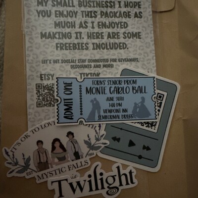 Face Punch Movie Ticket Sticker Twilight New Moon Eclipse Breaking Dawn ...