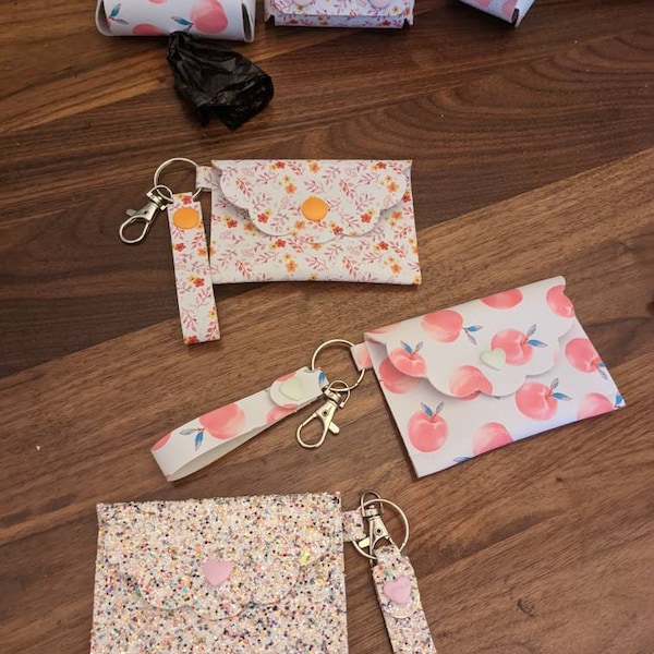 Keychain Coin Purse SVG Bundle, Keyring Coinpurse Template, Clutch ...