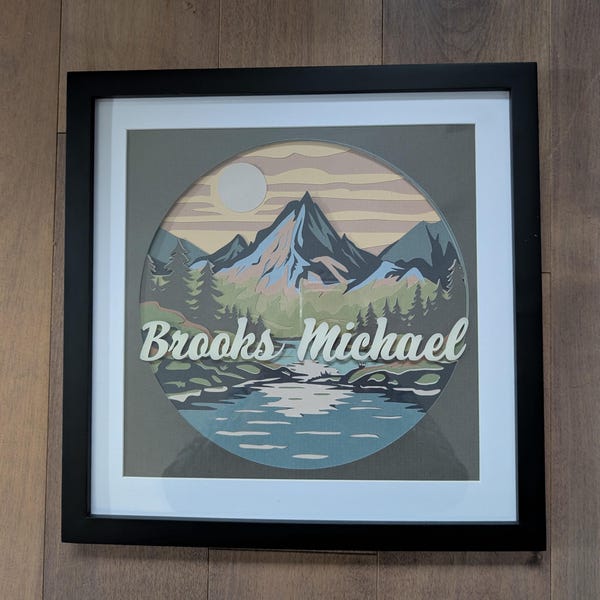 Fall Landscape Shadow Box SVG Bundle, Autumn 3D SVG Shadowbox 3 ...