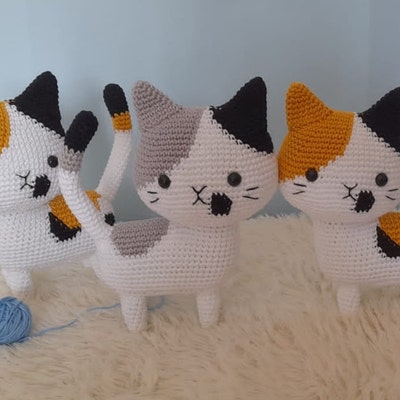 Adorable Oreo & Mochi the Cat Crochet Pattern by Hainchan - Etsy