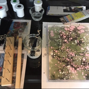 Tool Set Comb for Marbling on Paper and Fabric Advanced Set | Etsy Canada