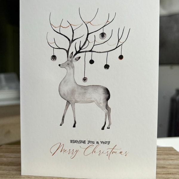 Vague Christmas / Watercolor & Ink Illustrations Set - Etsy