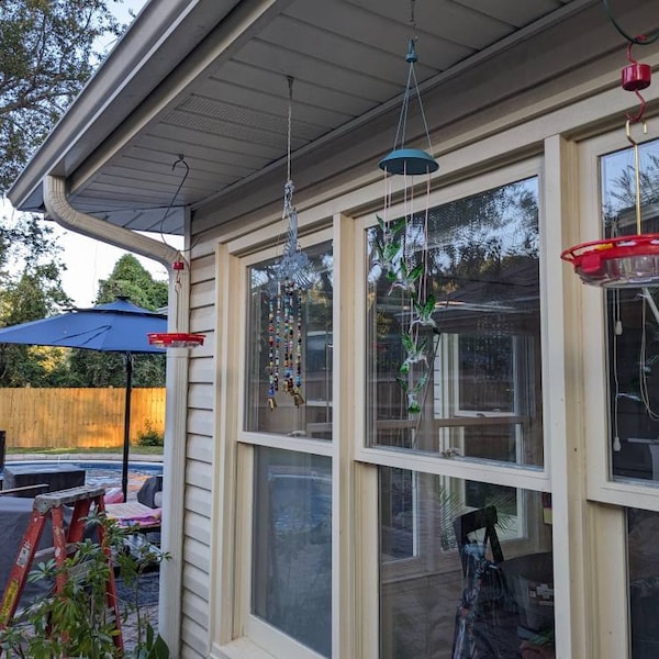 2 PC - Soffit JMT Hook Hangers, Outdoor Hook, Soffit Hanger, Patio ...