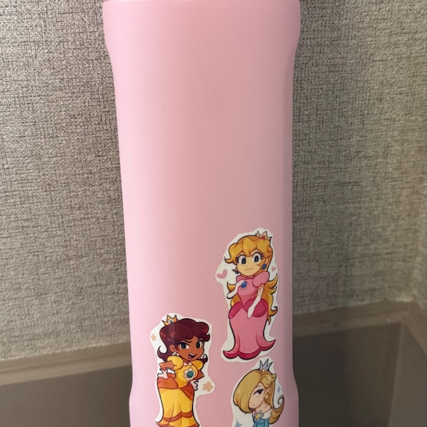 Nintendo Princesses - Keychain/sticker/button Charms - Etsy