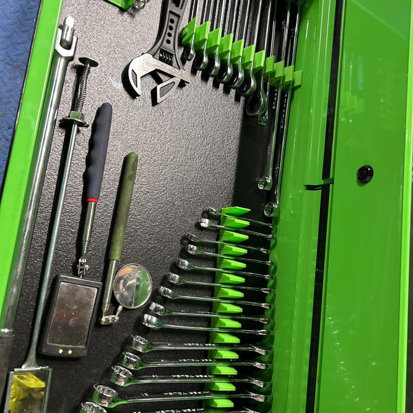 Pack of 25 Modular Tool Box Wrench Organizers (multiple Colors ...