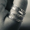 Serenity Prayer Ring/inspirational Sobriety Ring/recovery Ring ...