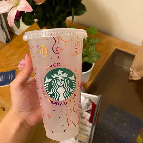 Scorpio Zodiac Sign Cold Cup Star Sign Cup Zodiac Venti Cold Cup ...