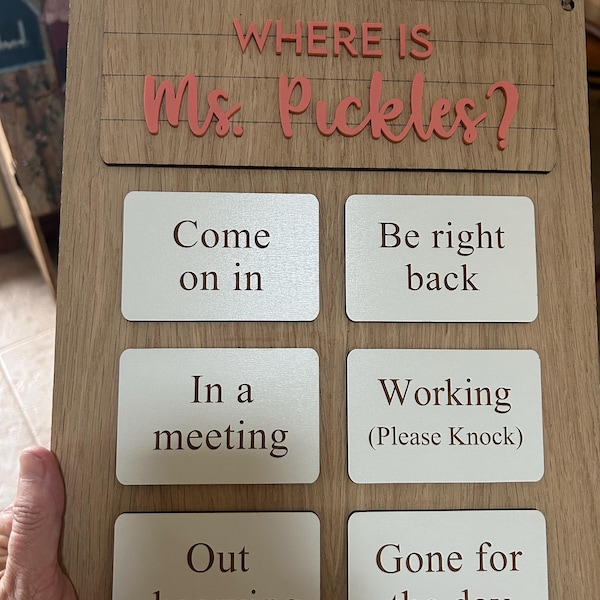 Where is the Principal Counselor Teacher Door Sign, School Office Sign ...
