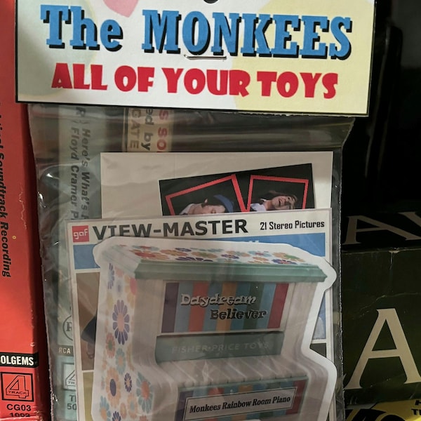 The MONKEES - All of Your Toys Sticker Set by Simian1 *includes ...
