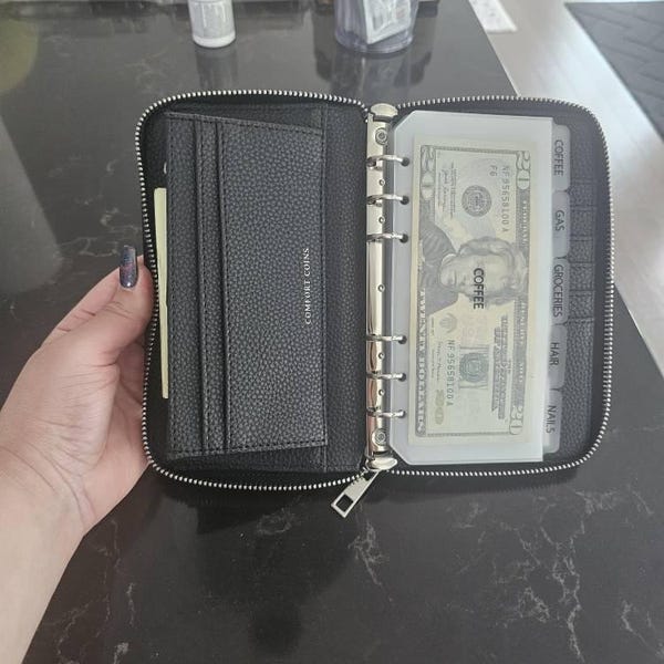 A7 Compact Wallet | A7 Wallet | A7 Cash Stuffing Wallet - Etsy