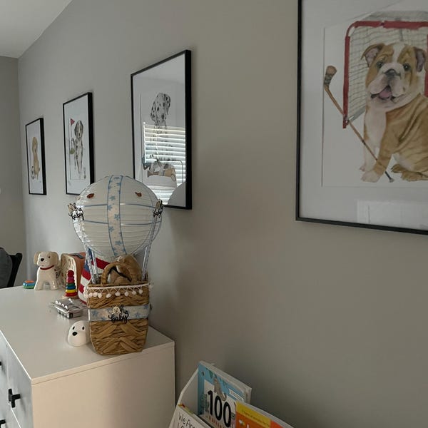 Set of 6 Whale Nursery Decor, PRINTABLE, Whale Nursery Art, Ocean ...