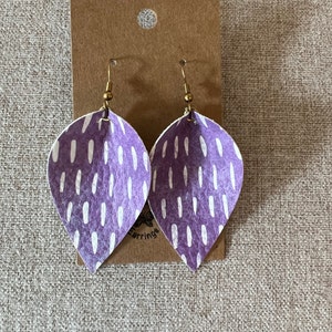 Fall Colors Leaf Teardrop Sample Pack Palm Leaf Embossed - Etsy