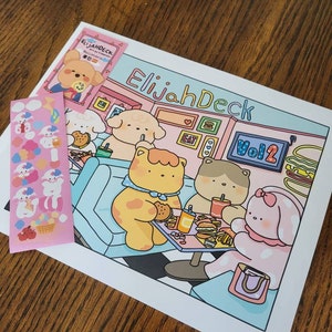 Chinese Take-out Box Sticker Chinese Food Sticker, Asian Food Sticker ...