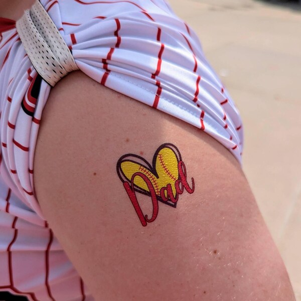 Custom Temporary Tattoos for Football Games - Custom Retro Text for ...