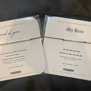 Morse Code Bracelet With Customizable Secret Message 14K Gold, Sterling ...