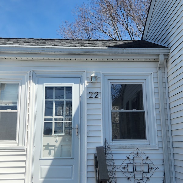 NO DRILLING REQUIRED 4.5" Vinyl Siding House Numbers and Letters Black ...