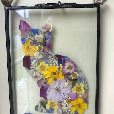 Pressed Tulip Flower Frame Real Tulip Artwork. - Etsy