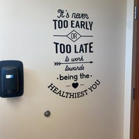 Healthcare Vinyl Wall Decal Health Wellness Words Cloud Clinic Hospital ...